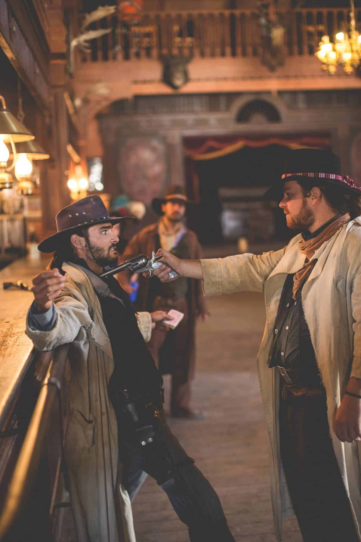 How can prop guns be safely used on set
