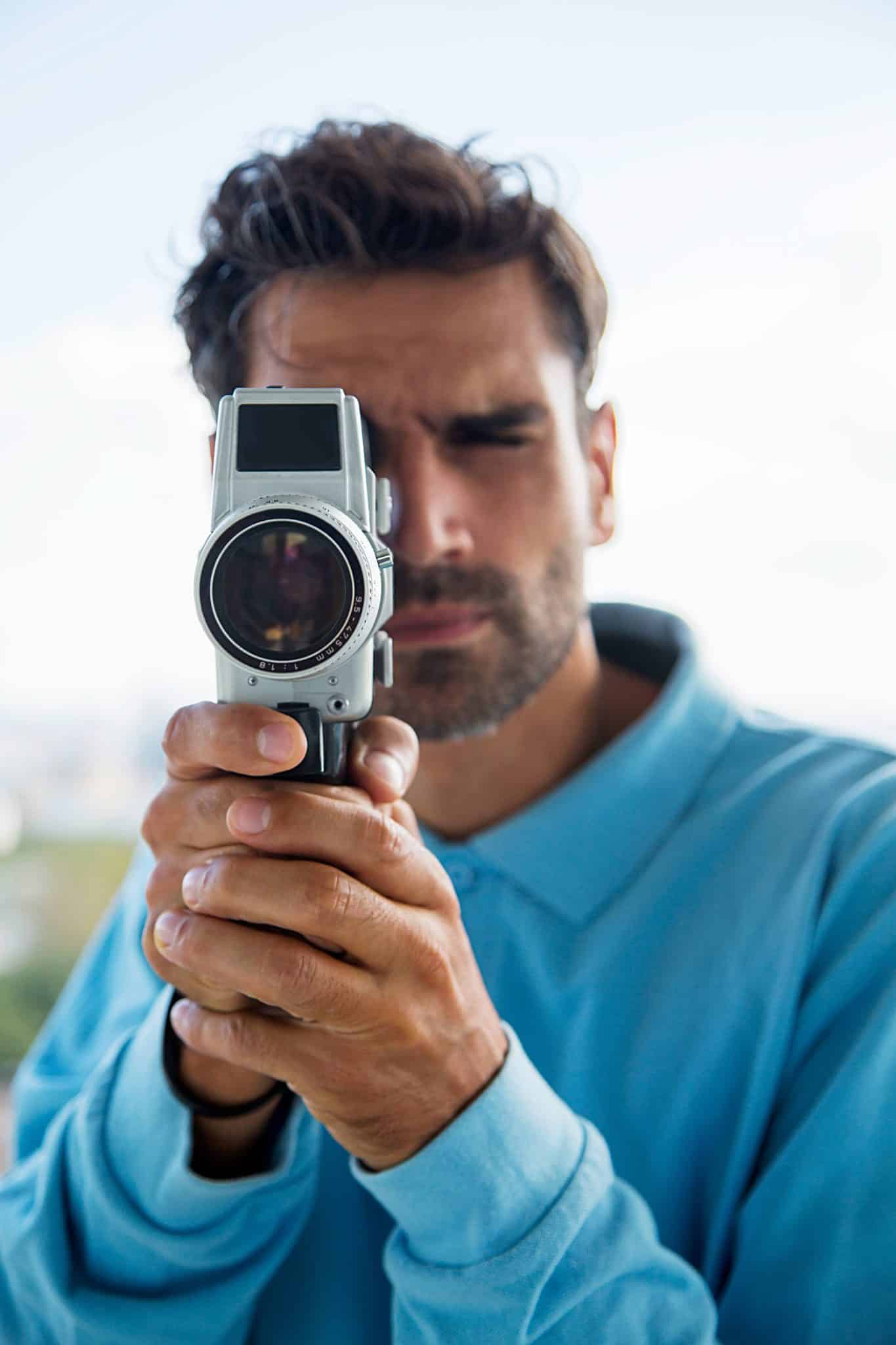 How do eye lines help filmmakers tell a story